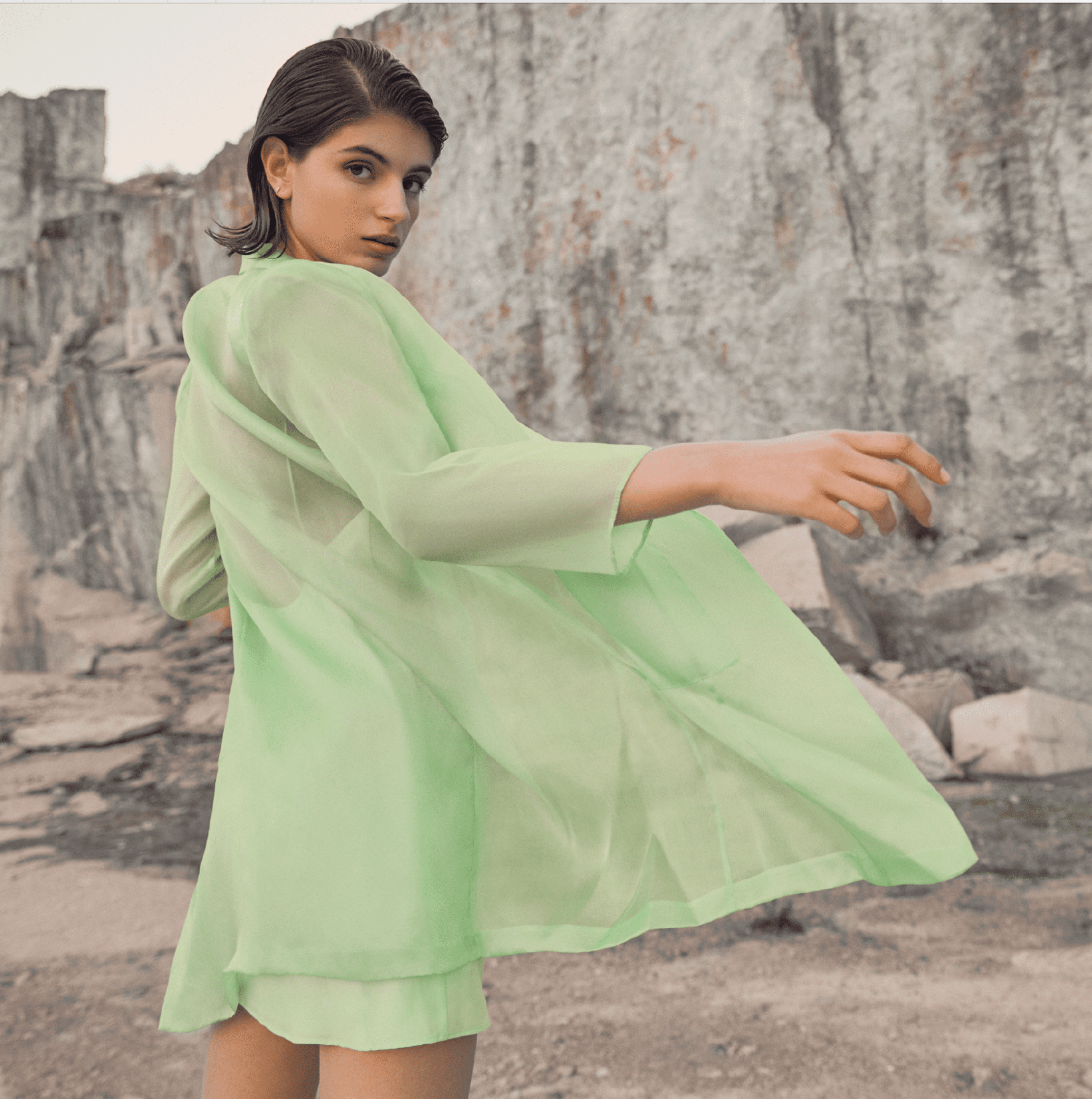 Sheer y Linger Dress - Bleis Madrid – bleis madrid